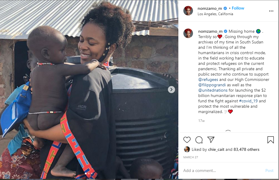 Nomzamo Mbatha Biography: Age, Career, Boyfriend, Net worth