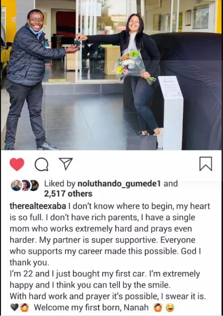 Nomthandazo Xaba Biography: Age, Idols, Boyfriend, Net worth, Car