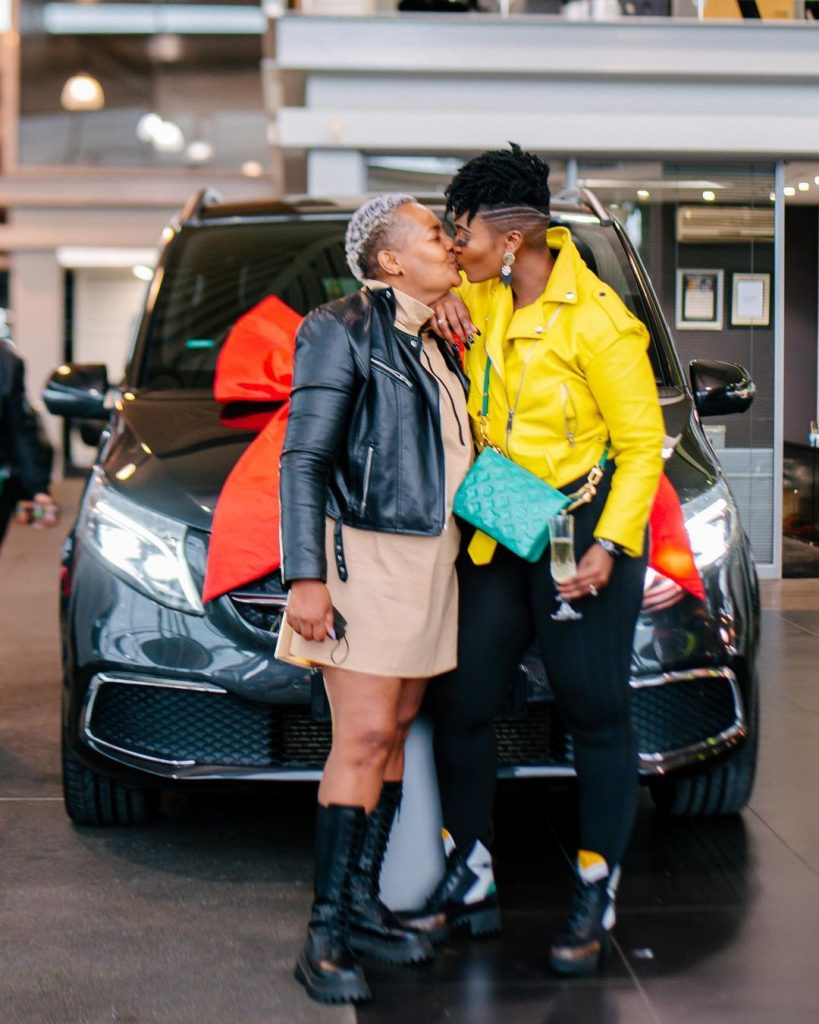 Video and Pictures: DJ Lamiez Holworthy buys a luxurious car