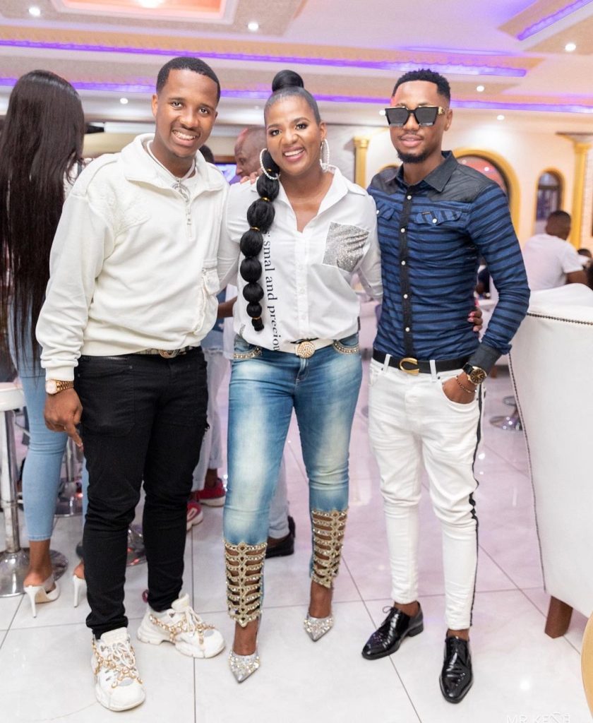 SAVAGE! Watch as Andile Mpisane breaks a champagne bottle over friend ...