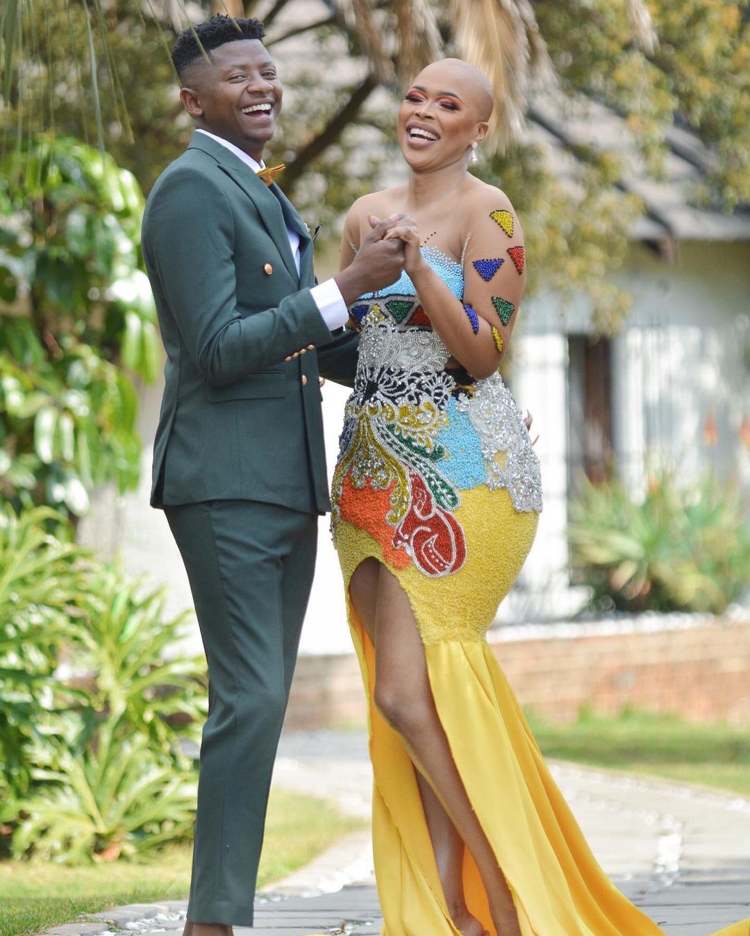 In Pictures: Gomora actor ‘Sizwe’ Ayanda Daweti and wife Aaliyah’s ...