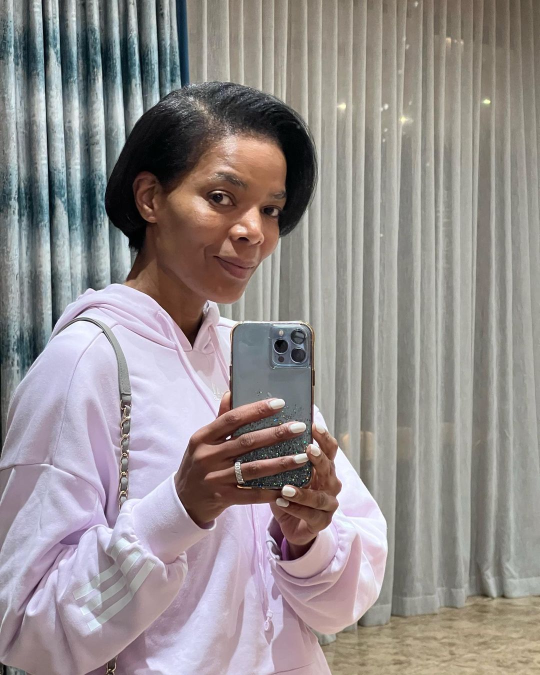 Watch: Connie Ferguson finally cuts her long hair, her new hairstyle ...