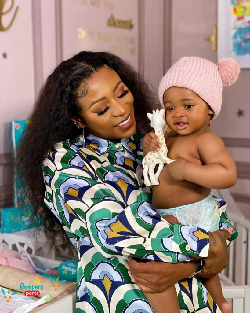 In pictures : "Time flies" DJ Zinhle celebrates Asante's first birthday