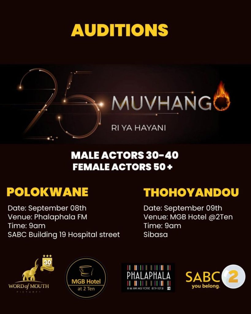 Casting news: Muvhango is looking for actors to join the cast, here is ...