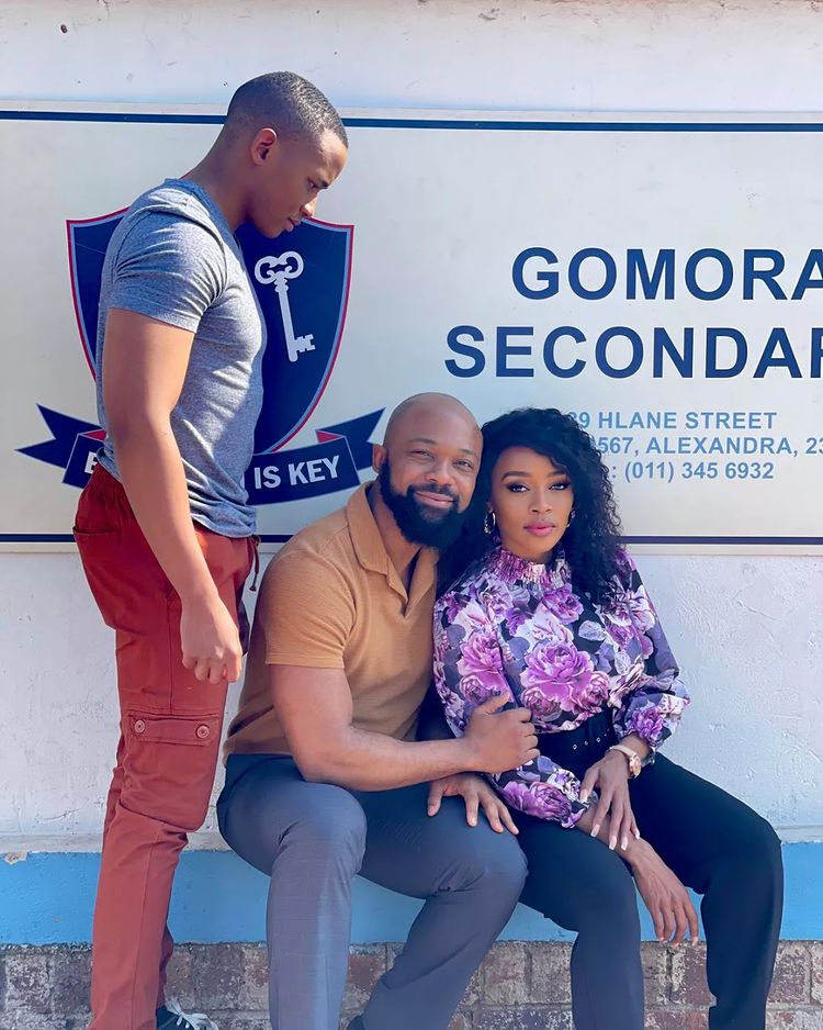 In Pictures: Meet Gomora star 'Mr Nkosinathi Cele' Fezile Makhanya's wife and child in real life