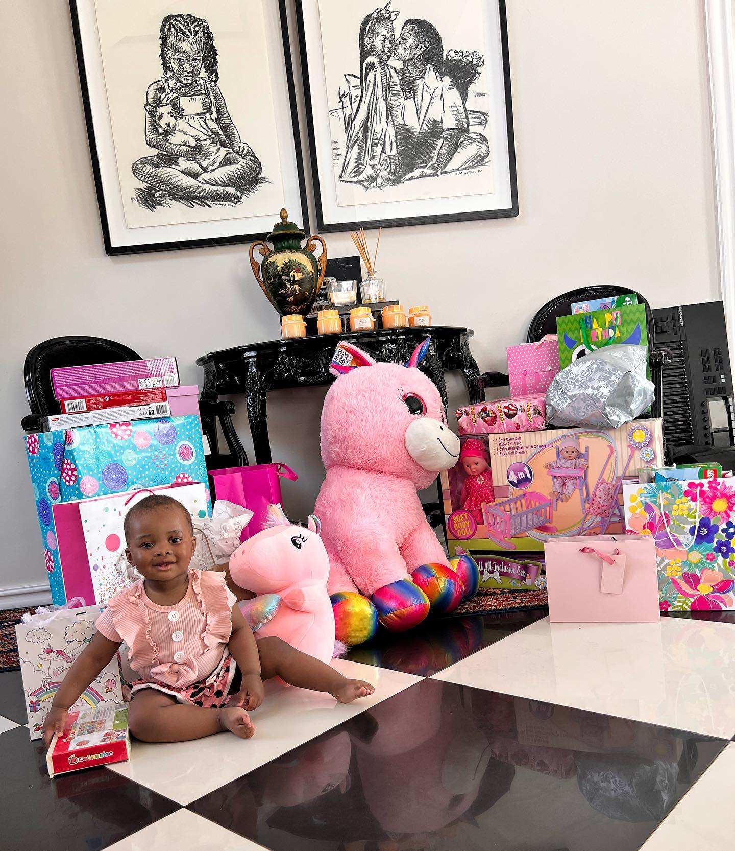 Watch: A look inside DJ Zinhle and Murdah Bongz's daughter Asante's ...