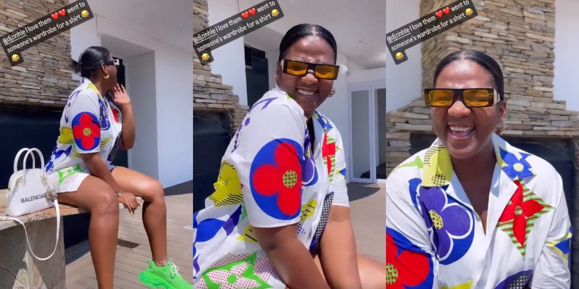 Watch: MaMkhize reveals the person she borrows clothes from