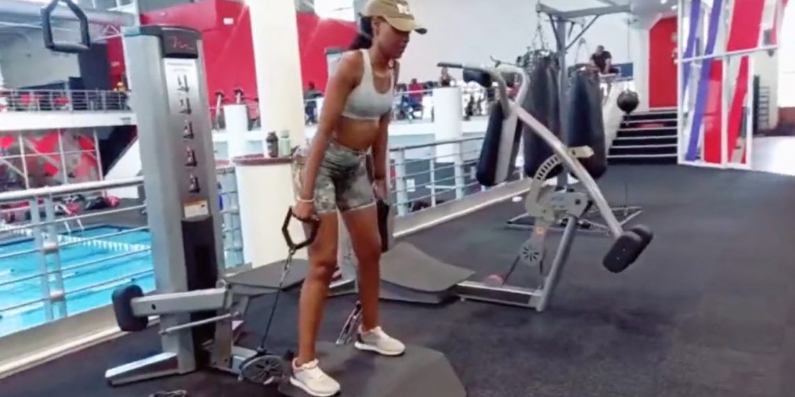 Watch: Winile from Scandal 'Fundiswa Ngcobo' shows off how she maintains her stunning body in a ...