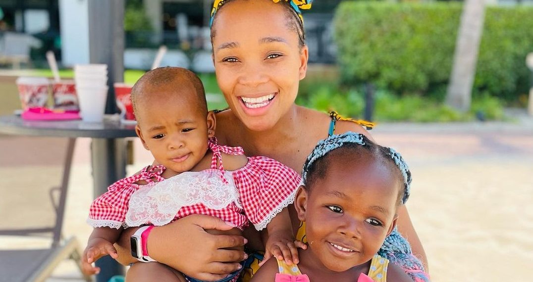 See Pictures: Sthoko "Inno Sadiki" from Skeem Saam takes her kids on a ...
