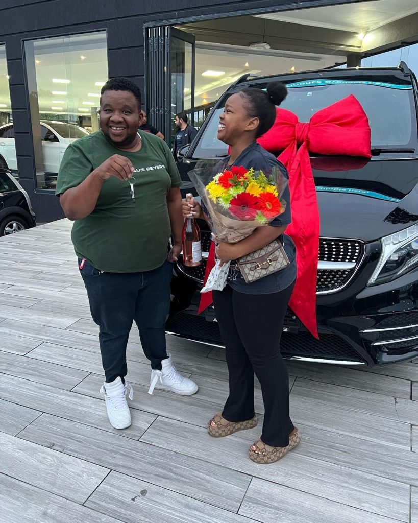 Pictures: Amapiano artist Boohle purchases a Mercedes V-Class