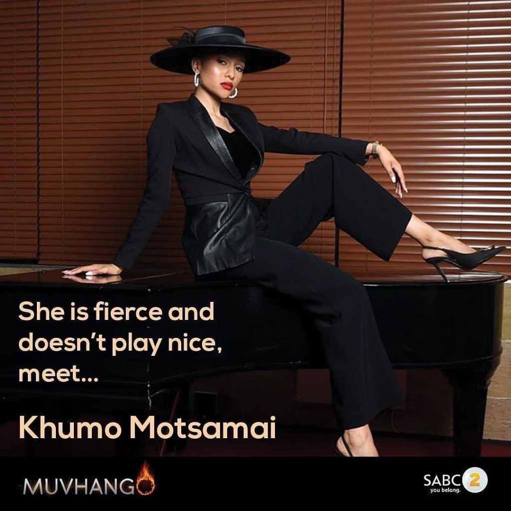 Seneo Mabengano 'Khumo Motsmai' from Muvhango is a former Miss Botswana