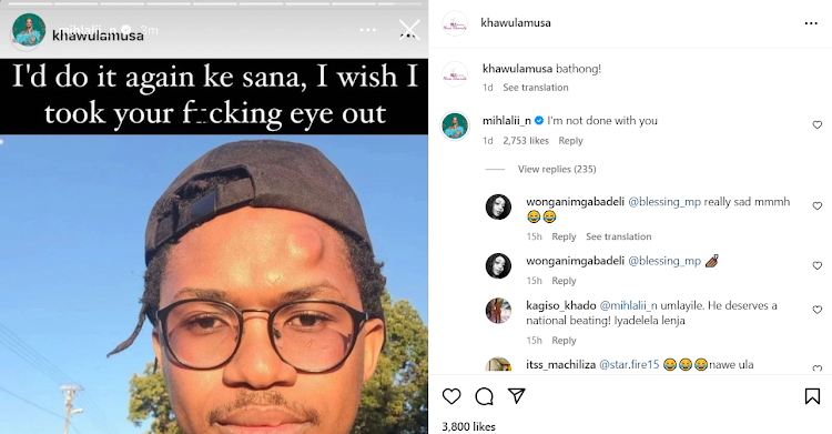 Inside the Escalating War Between Mihlali Ndamase and Musa Khawula